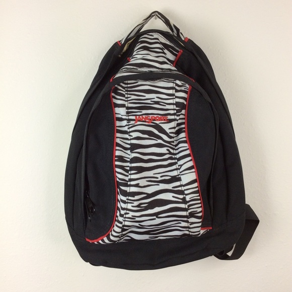 Jansport | Accessories | Jansport Youth Backpack Zebra Print Blackwhite ...